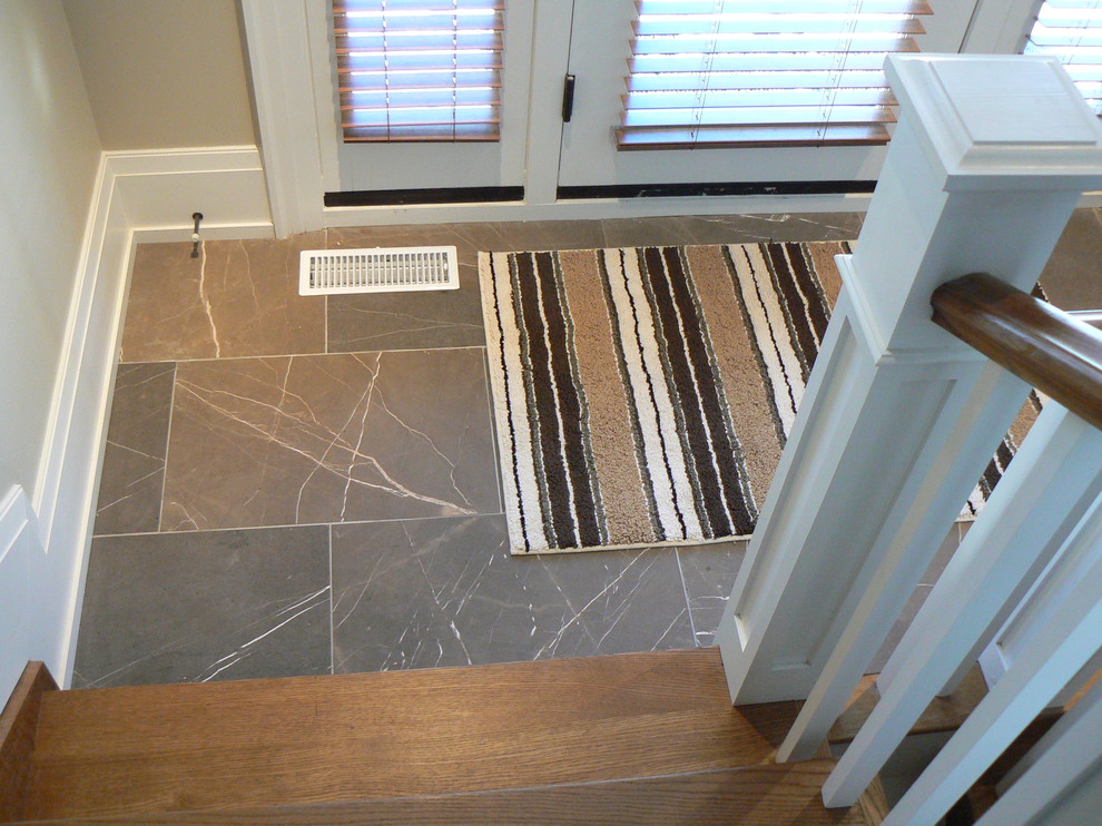 Stone floor foyer - Traditional - Entry - Toronto - by Mike Troiani ...