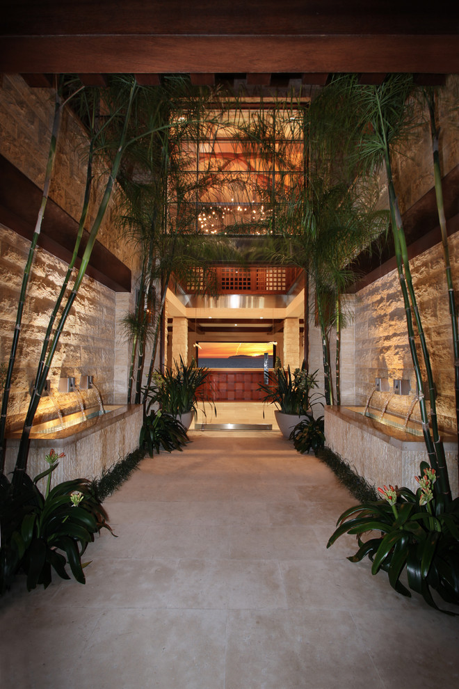 Strand Beach - Tropical - Entry - Orange County - by Jeri Koegel ...