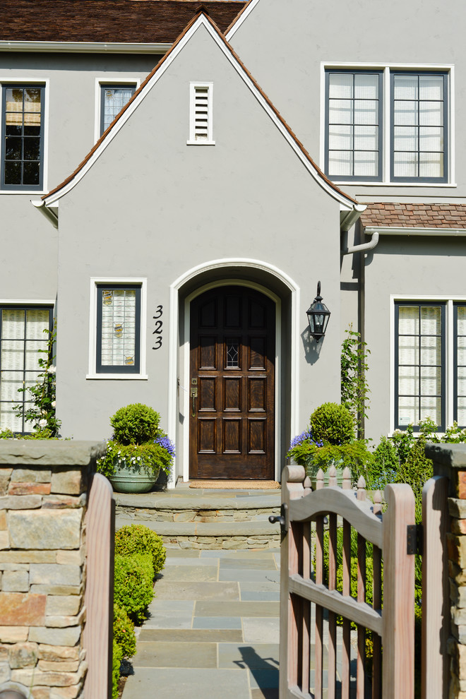 Stucco Tudor Cottage - Craftsman - Entry - San Francisco - by Fergus ...