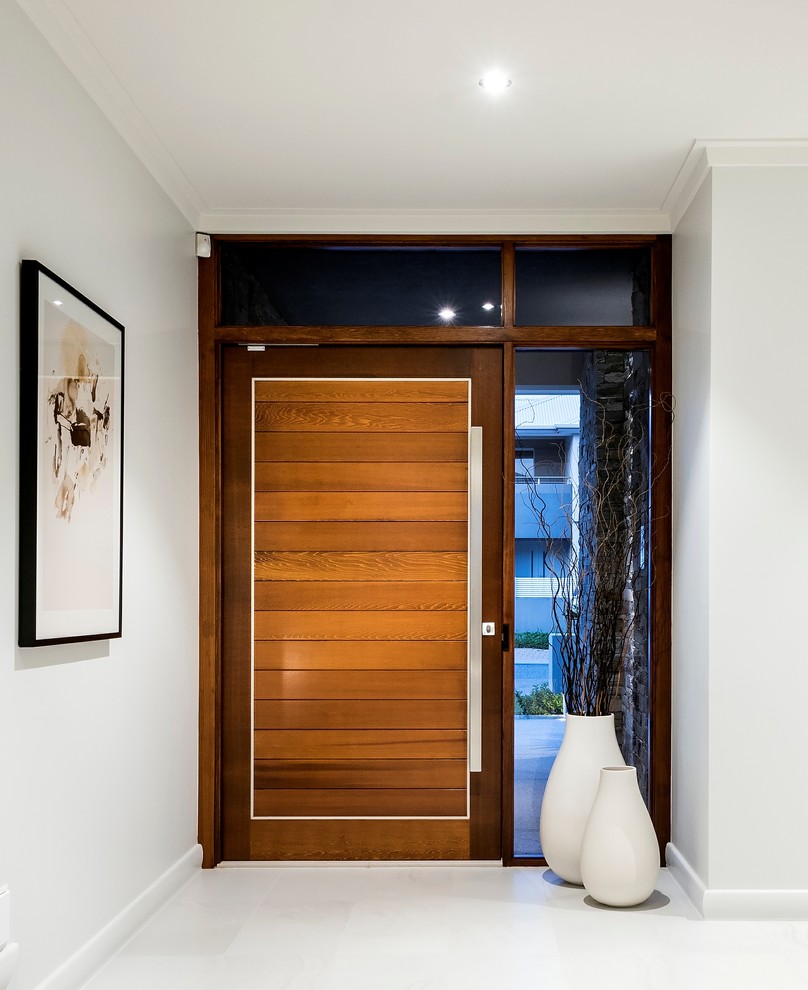 Stunning Cedar Pivot Door by Cedar West - Contemporary - Entry - Perth ...