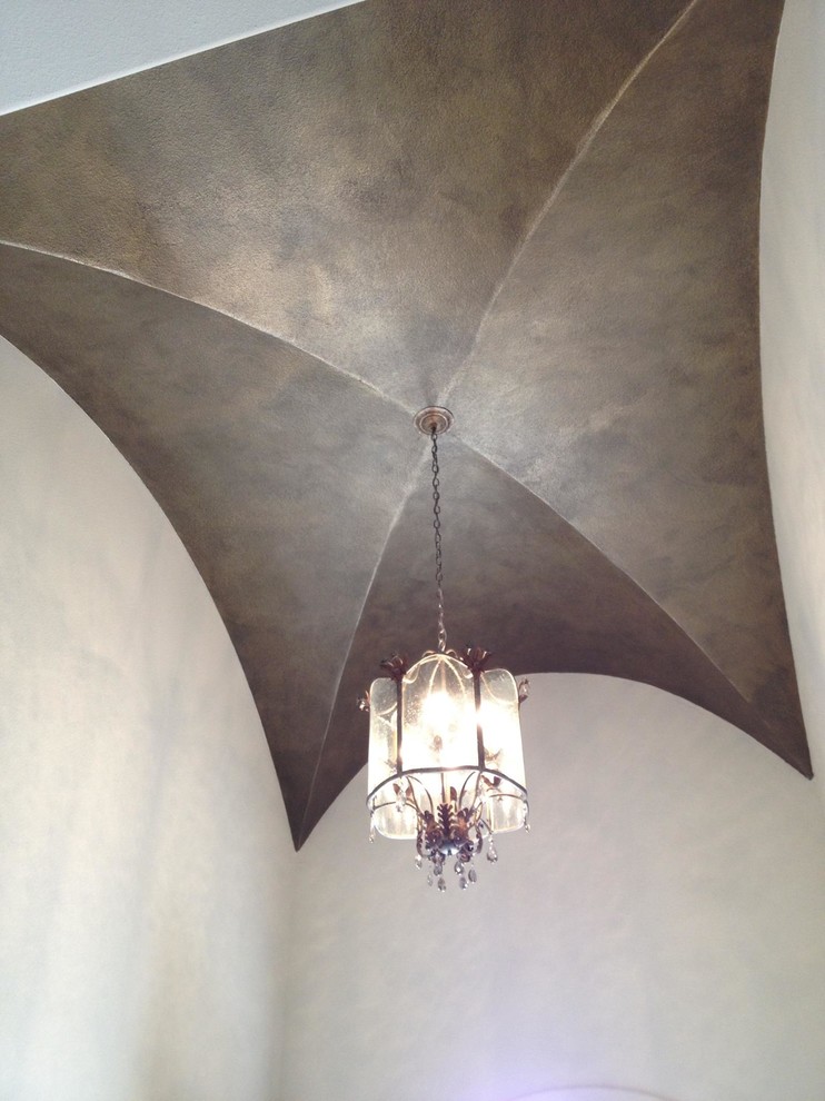 Stunning cross vaulted ceiling in foyer - Rustic - Entry - Austin - by ...