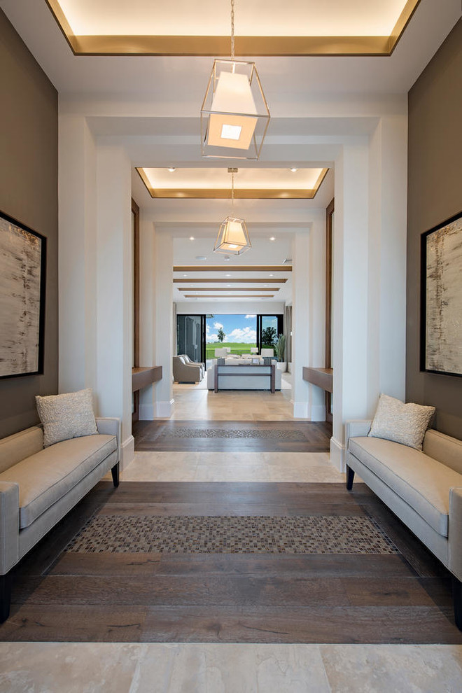 Talis Park Estate Home "Sinatra Model" - Contemporary - Entry - Miami ...