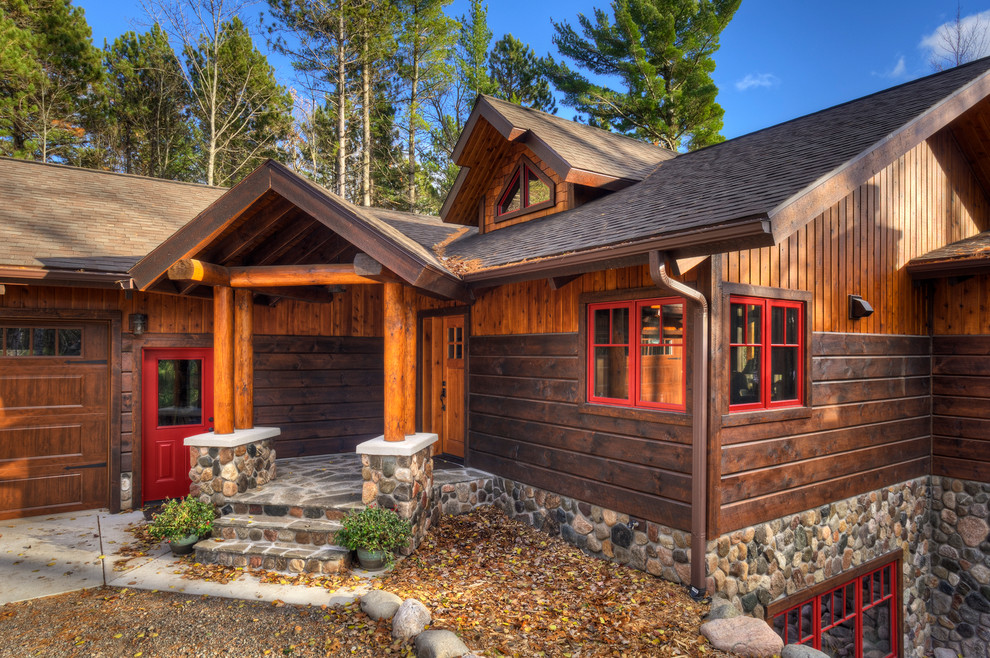 The Lang - Rustic - Entry - Other - by Tomahawk Log & Country Homes Inc ...