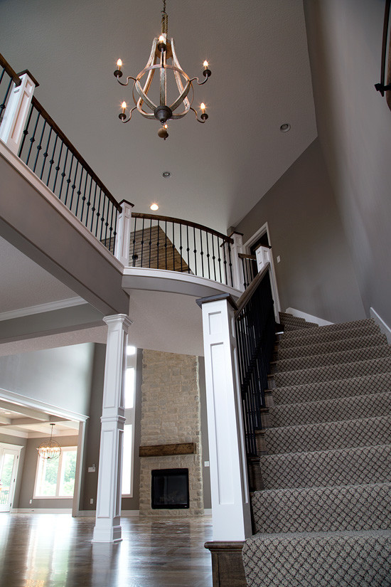 The Smithville 1.5 Story - Staircase - Kansas City - by Cardinal Crest ...