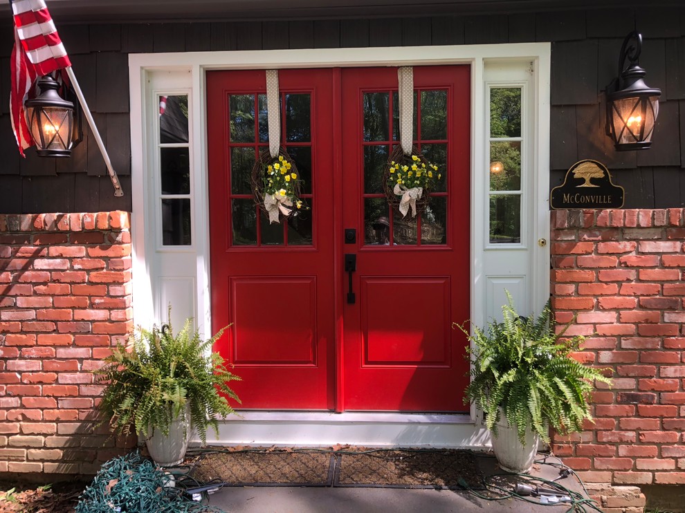 ThermaTru Fiberglass door with sidelites - Entry - Boston - by Cape Cod ...