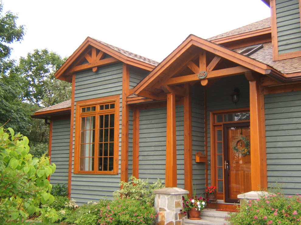 Timber Frame Entry ways - Entry - Other - by TimberhArt Woodworks ...