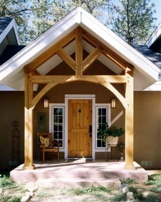 Timber Frame Entry ways - Entry - Other - by TimberhArt Woodworks ...