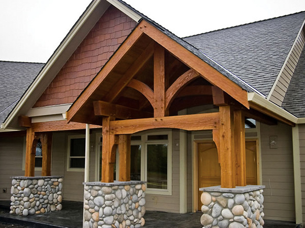 Timber Framed Entryways Showcase - Craftsman - Entry - Portland - by ...