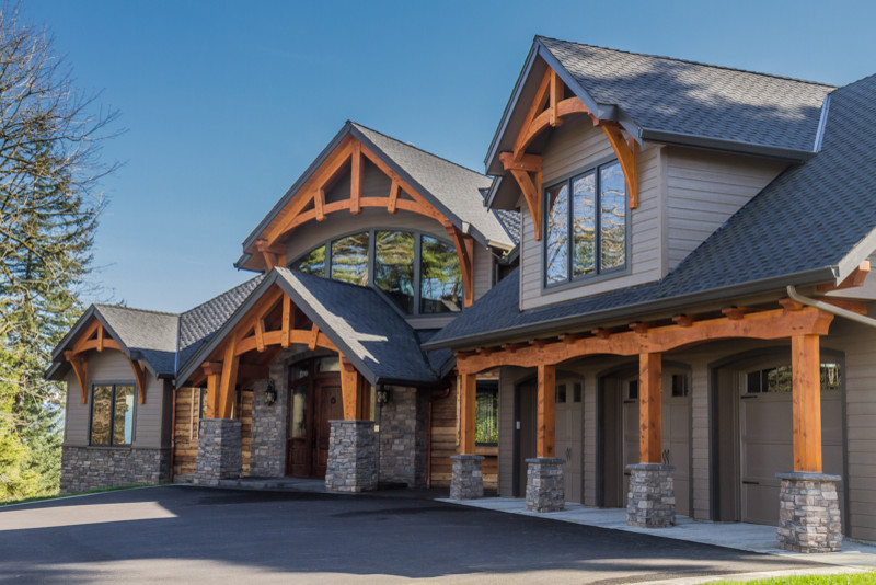 Timber Framed Entryways Showcase - Craftsman - Entry - Portland - by ...