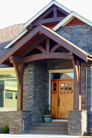Timber Framed Entryways Showcase - Craftsman - Entry - Portland - by ...