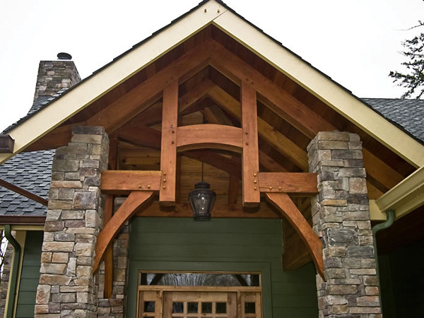 Timber Framed Entryways Showcase - Craftsman - Entry - Portland - by ...