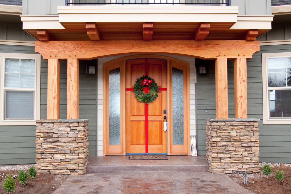 Timber Framed Entryways Showcase - Craftsman - Entry - Portland - by ...