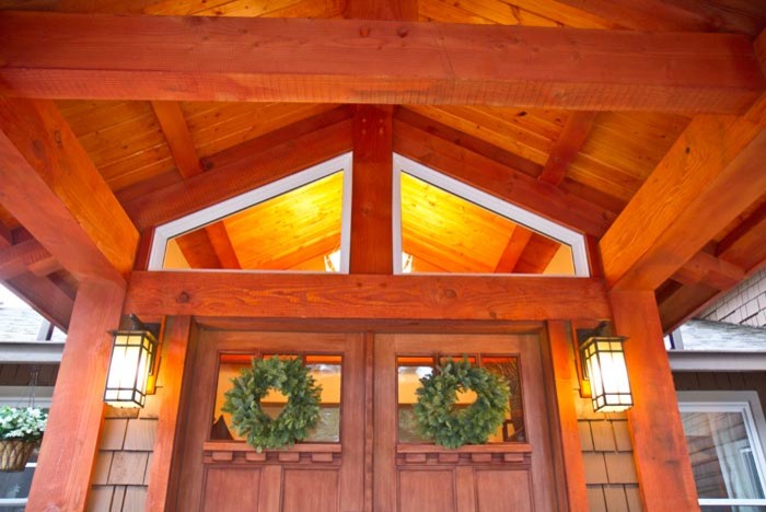 Timber Framed Entryways Showcase - Craftsman - Entry - Portland - by ...