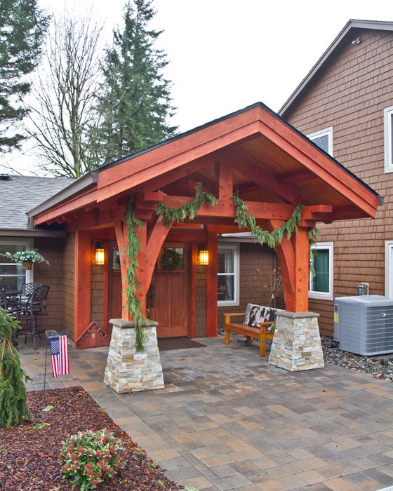 Timber Framed Entryways Showcase - Craftsman - Entry - Portland - by ...