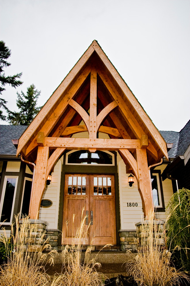 Timber Framed Entryways Showcase - Craftsman - Entry - Portland - by ...
