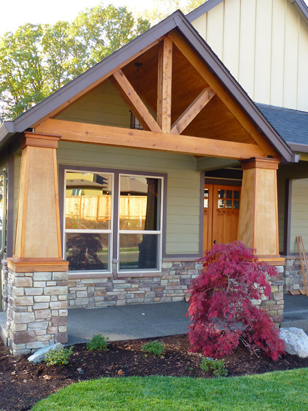 Timber Framed Entryways Showcase - Craftsman - Entry - Portland - by ...