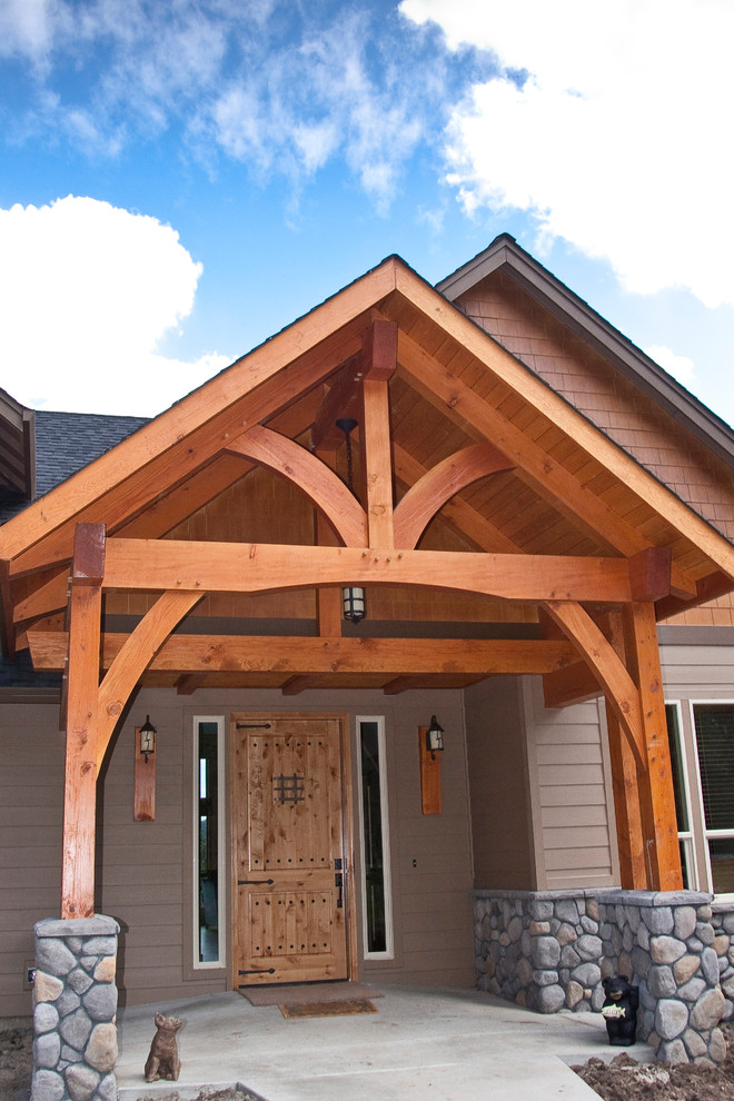 Timber Framed Entryways Showcase - Craftsman - Entry - Portland - by ...