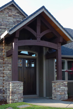 Timber Framed Entryways Showcase - Craftsman - Entrée - Portland - par ...