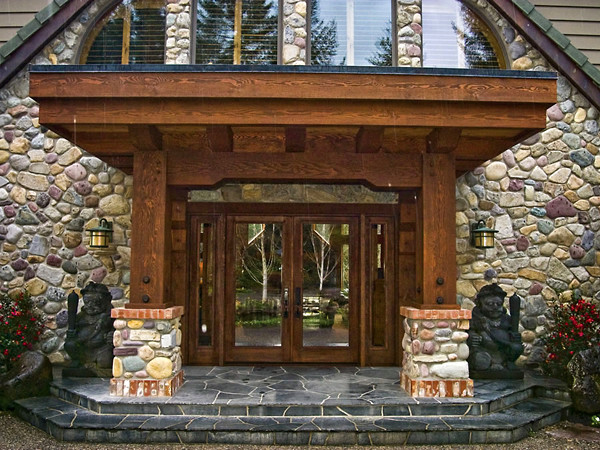 Timber Framed Entryways Showcase - Craftsman - Entry - Portland - by ...