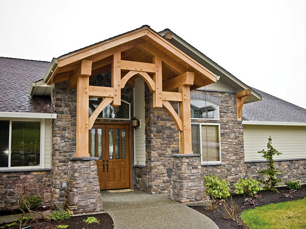 Timber Framed Entryways Showcase - Craftsman - Entry - Portland - by ...