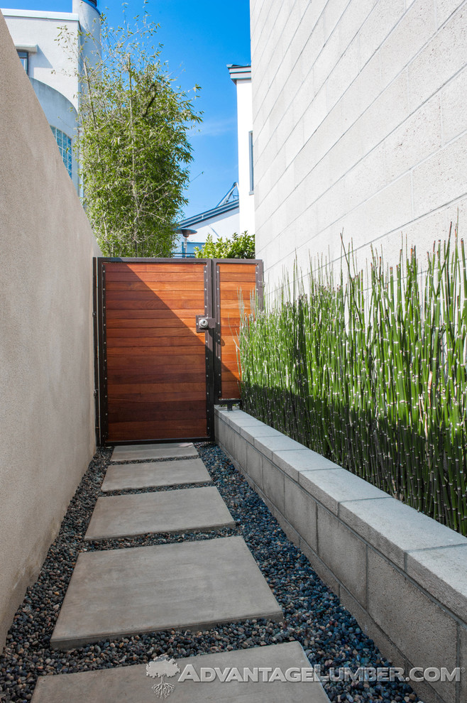 Tongue & Groove Ipe Gate - Modern - Entry - Los Angeles - by ...