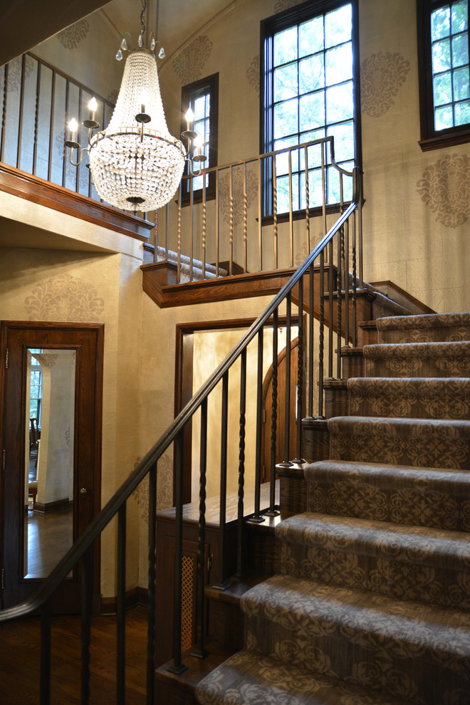 Traditional Foyer 2 - Transitional - Staircase - Minneapolis - by Desi ...