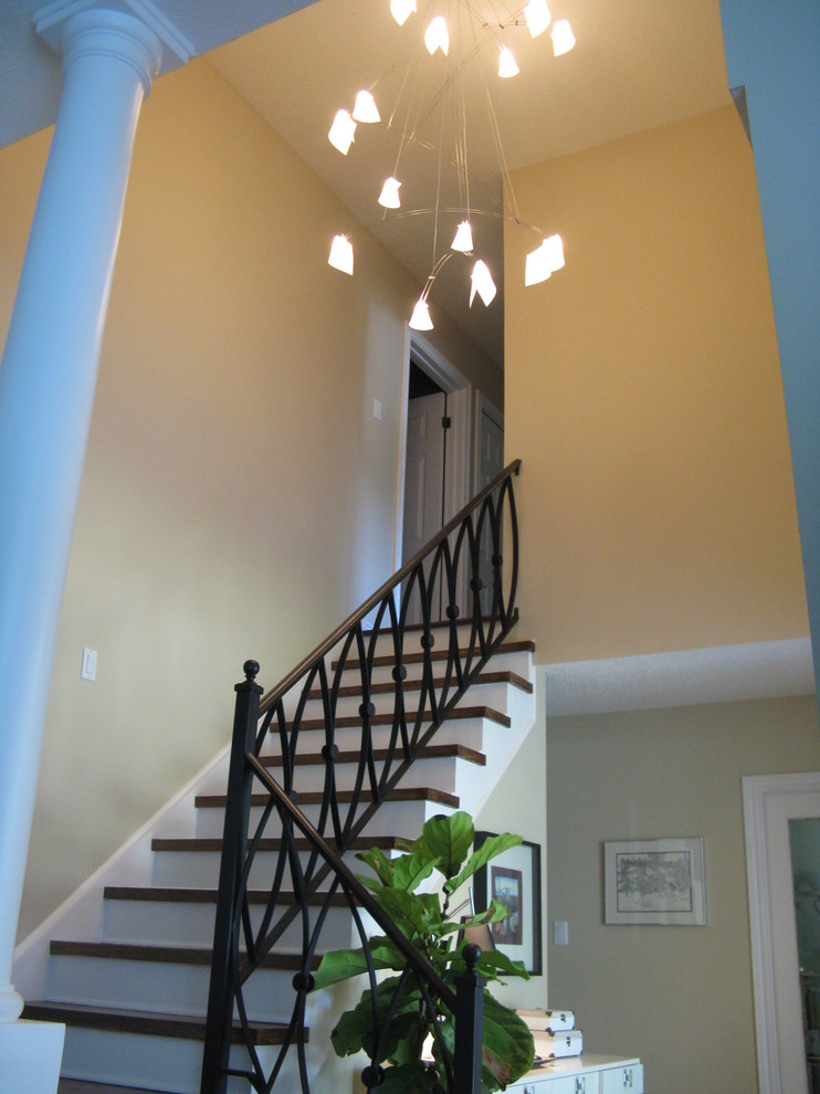 Transitional Side-Split Entryway - Transitional - Staircase - Ottawa ...