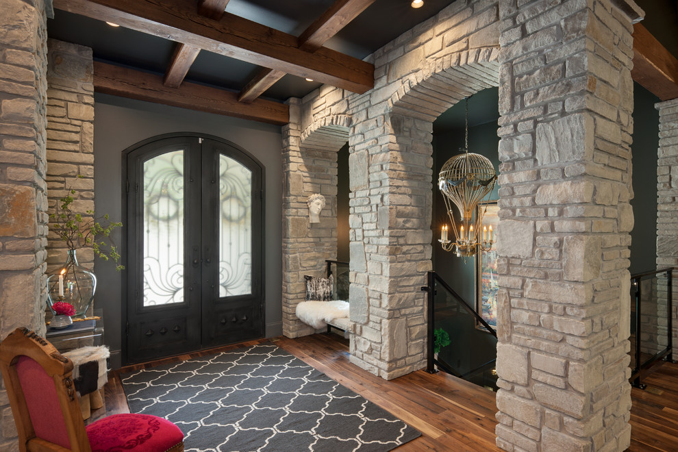 Tumbled Gray Flagstone - Transitional - Entry - Other - by Rocky Ridge ...
