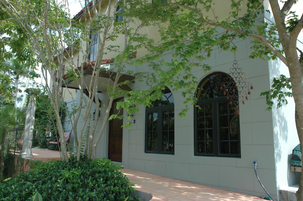 Tuscan House Addition - Mediterranean - Entry - Miami - by Schachne ...