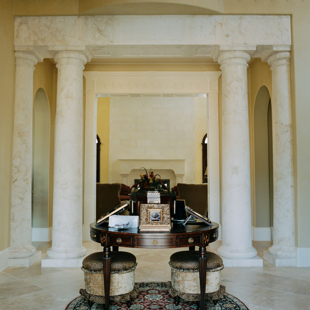 Tuscan Style Columns - Mediterranean - Entrance - New Orleans - by JEB ...