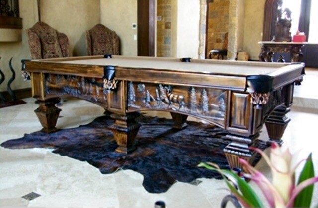 Tuscan Style Pool Tables - Eclectic - Entry - St Louis - by A.E ...