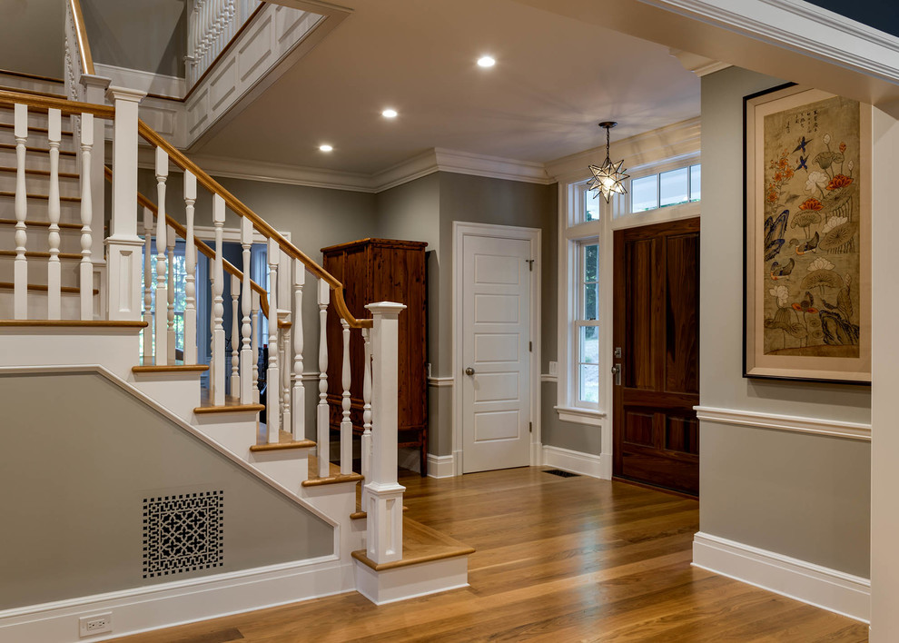 Twin Chimney Home - Traditional - Entry - New York - by Crisp ...