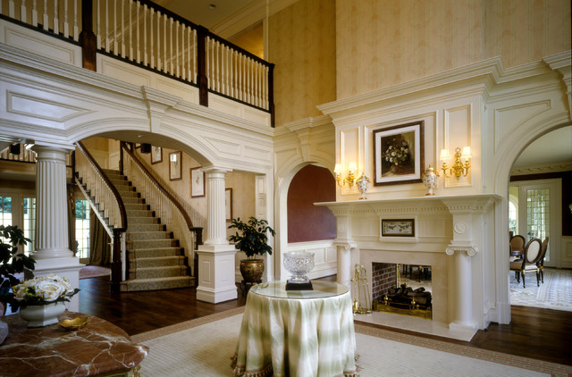Two-Story Formal Foyer - Traditional - Entrance - DC Metro - by Claude ...