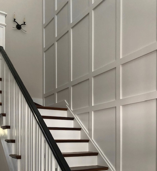 Two story wainscoting - Transitional - Staircase - Other - by White ...