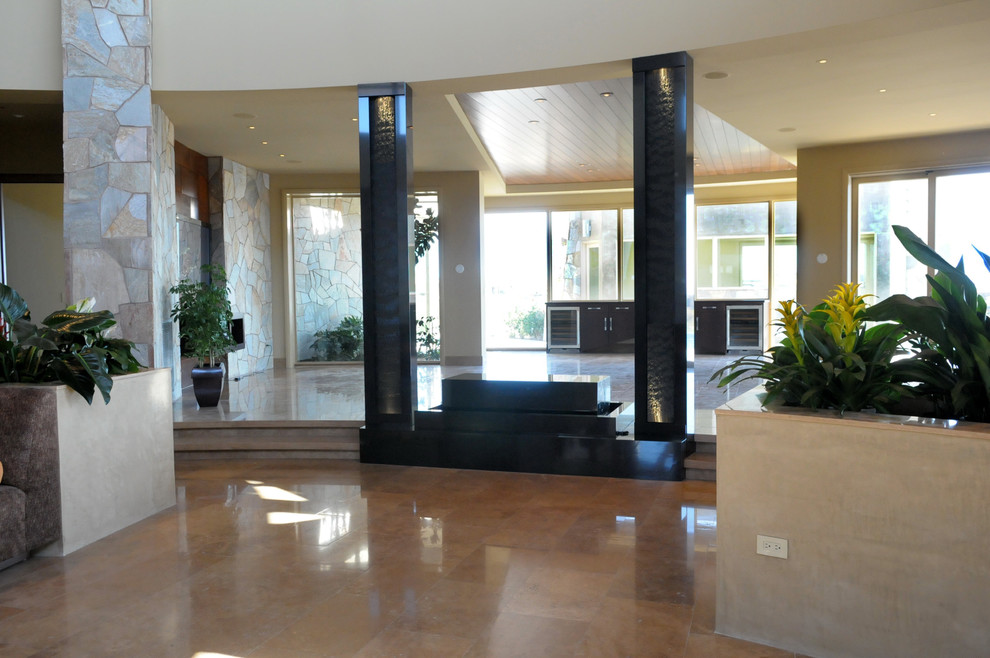 Two Story Waterfall - Modern - Entry - San Francisco - by Earth and ...