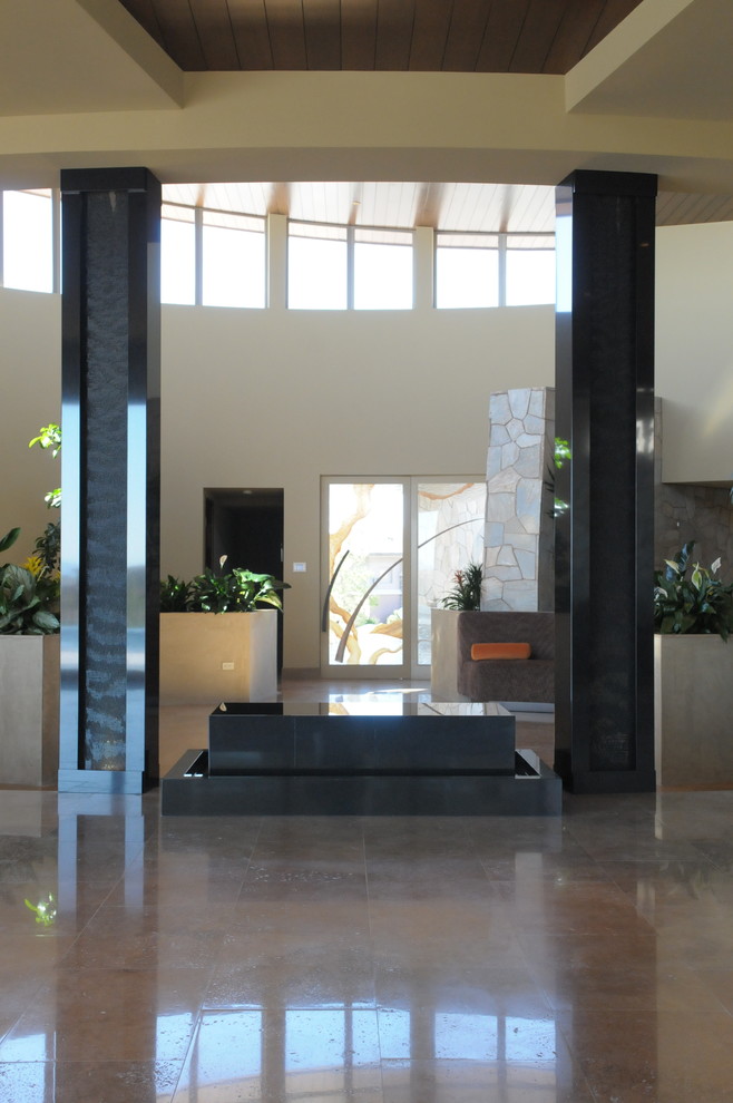 Two Story Waterfall - Modern - Entrance - San Francisco - by Earth and ...