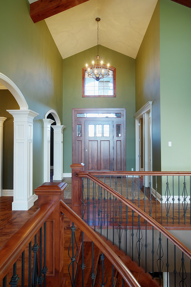 Vaulted foyer - Traditional - Entry - Calgary - by Veranda Estate Homes ...