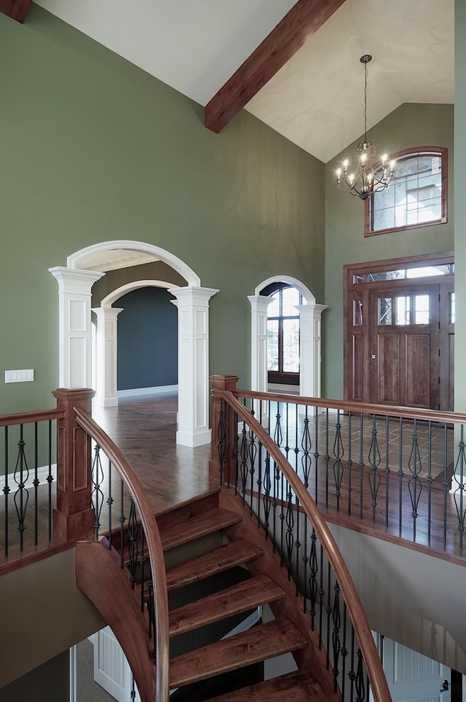 Vaulted foyer - Traditional - Entry - Calgary - by Veranda Estate Homes ...
