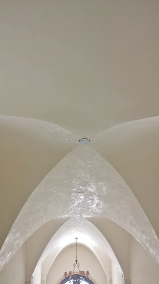 Veneziano Lime Plaster Off white ceilings - Mediterranean - Entrance - Tampa - by Dee Johnson ...