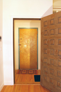 Vestibul with view of main entry door. - Eclectic - Entry - New York ...