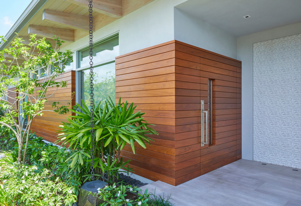 Wai’alae Tropical Modern - Tropical - Entry - Hawaii - by Peter Vincent ...