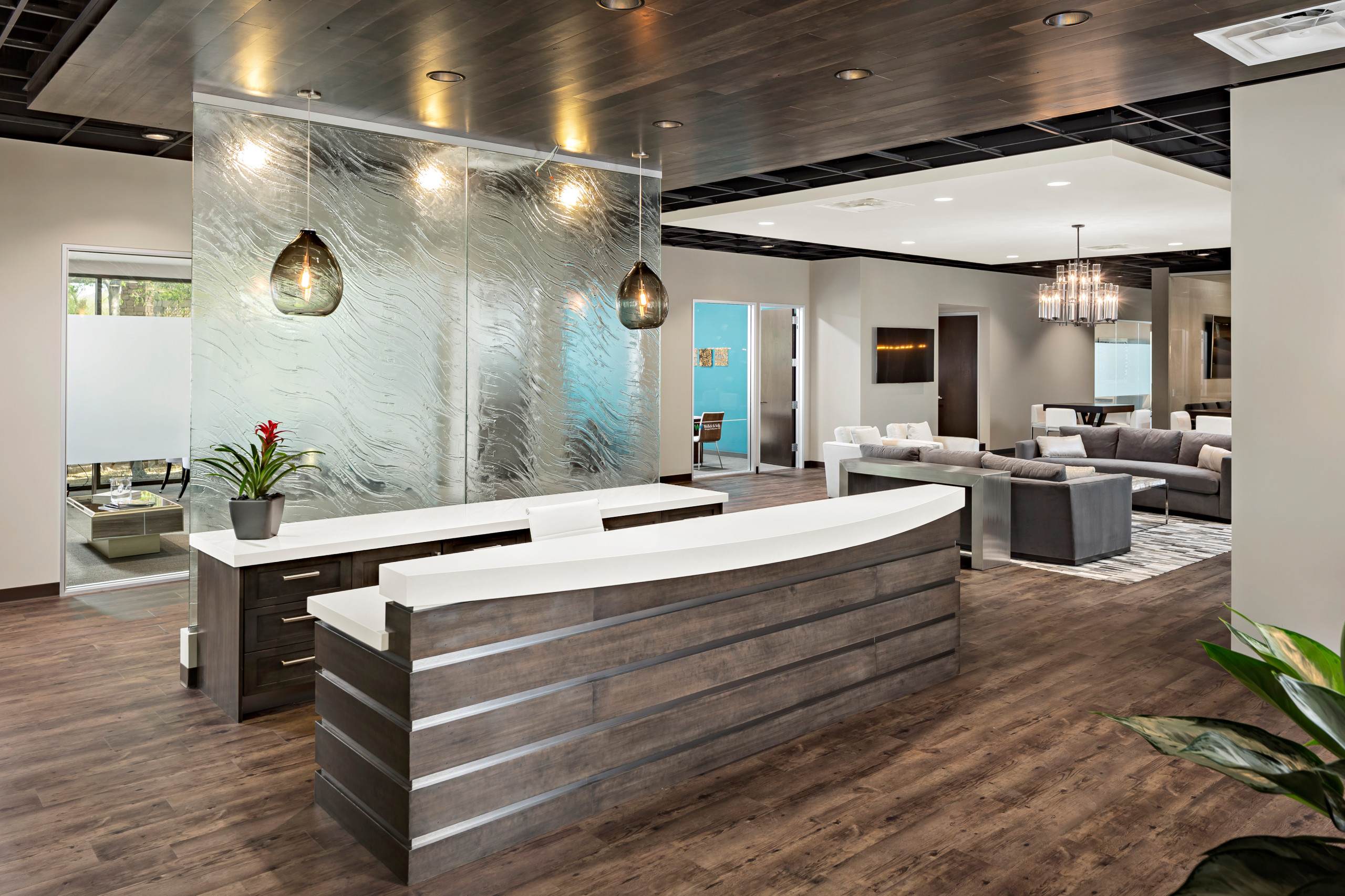 Small Modern Office Reception