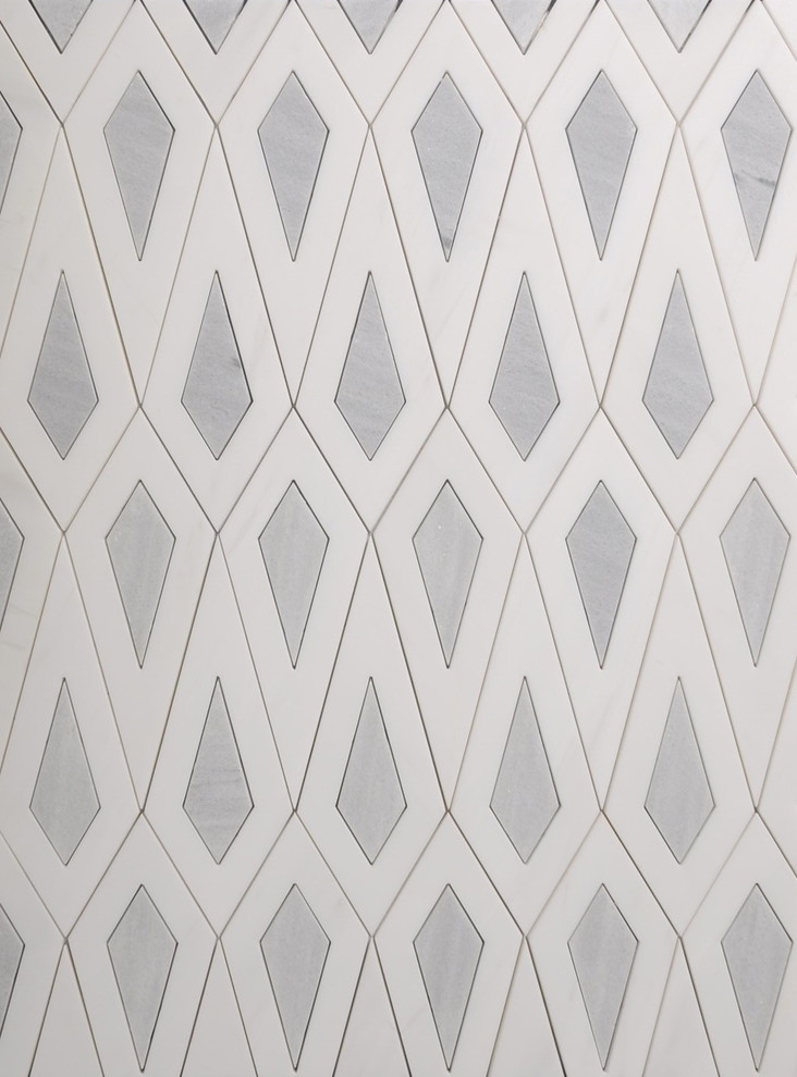 Water-jet Design- Diamond - Entry - New York - by Elalux tile | Houzz