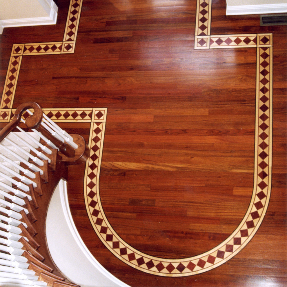 Wild Iris Wood Floor Border | Entry/Foyer - Entrance - by Oshkosh ...