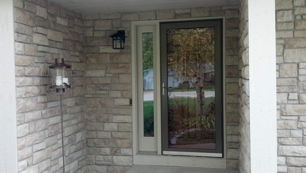 Wind Lake House Exterior Rebuild - Traditional - Entry - Milwaukee - by ...