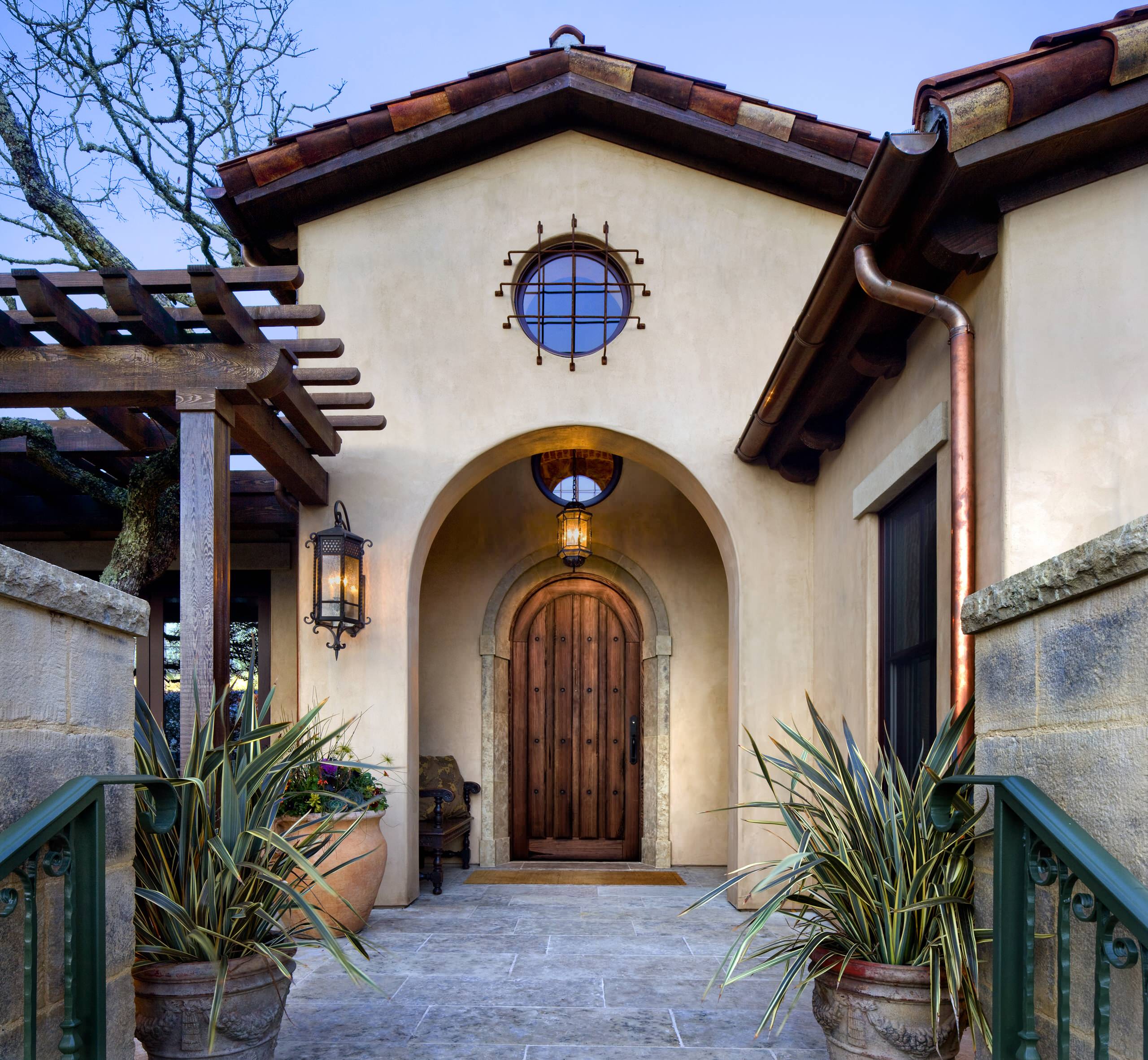 Door Spanish Style Mansion