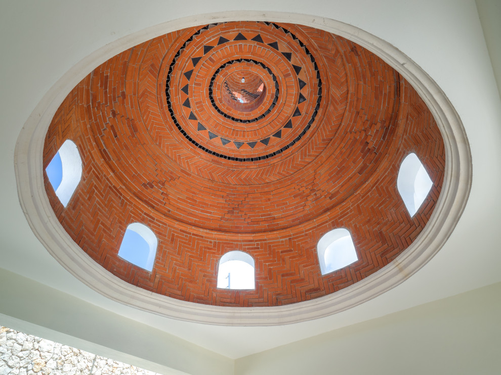 MeridaArquitectos Stair with Dome in Colonial Home - Transitional ...