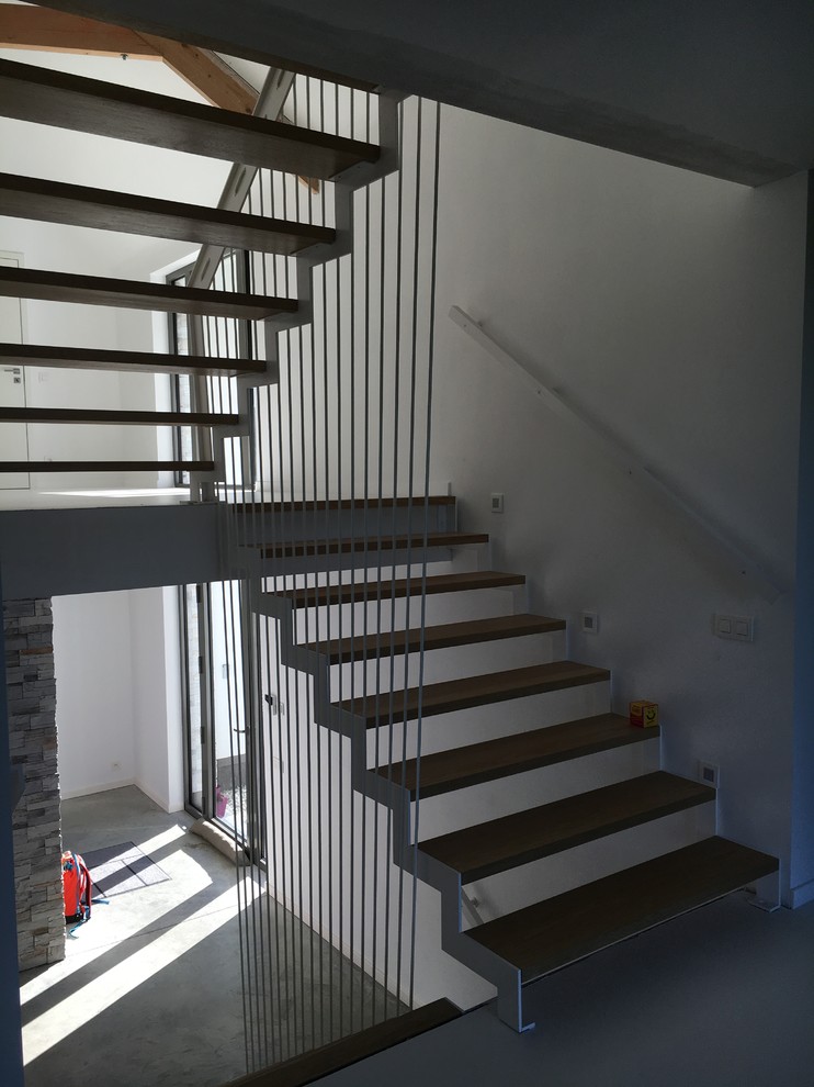 Aménagement d'un escalier et d'une rampe - Contemporary - Staircase ...