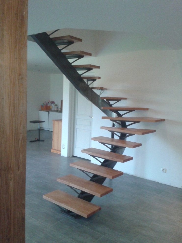 escalier ferro deco concept - Contemporary - Staircase - Saint-Etienne ...