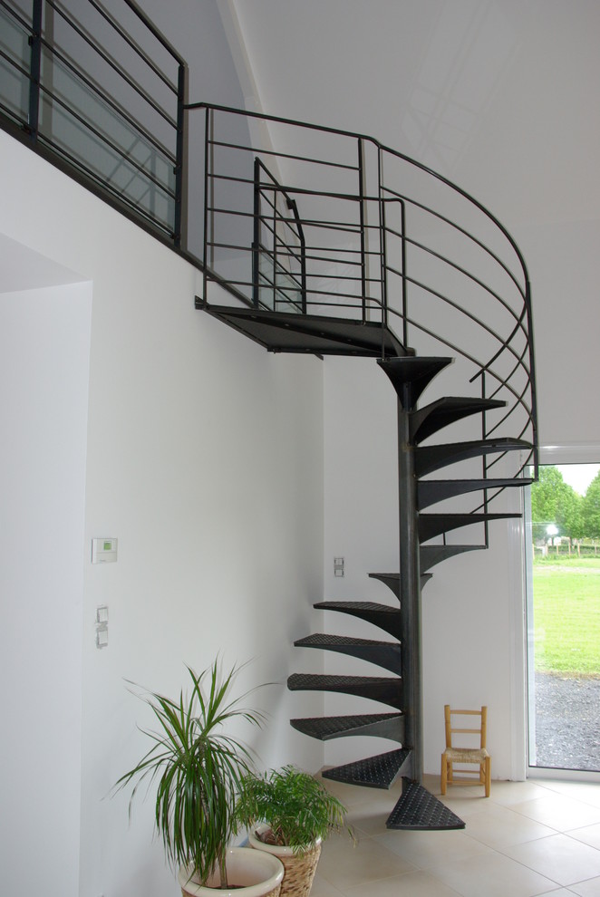 escalier métal - Contemporary - Staircase - Angers - by RP METAL ...